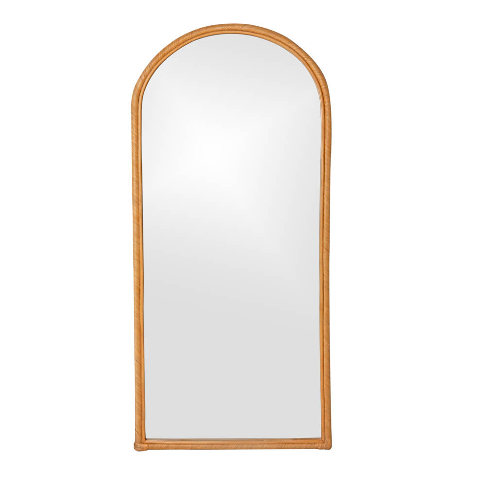 Floor Mirror Oslo Rattan – Bungalow Living Bali